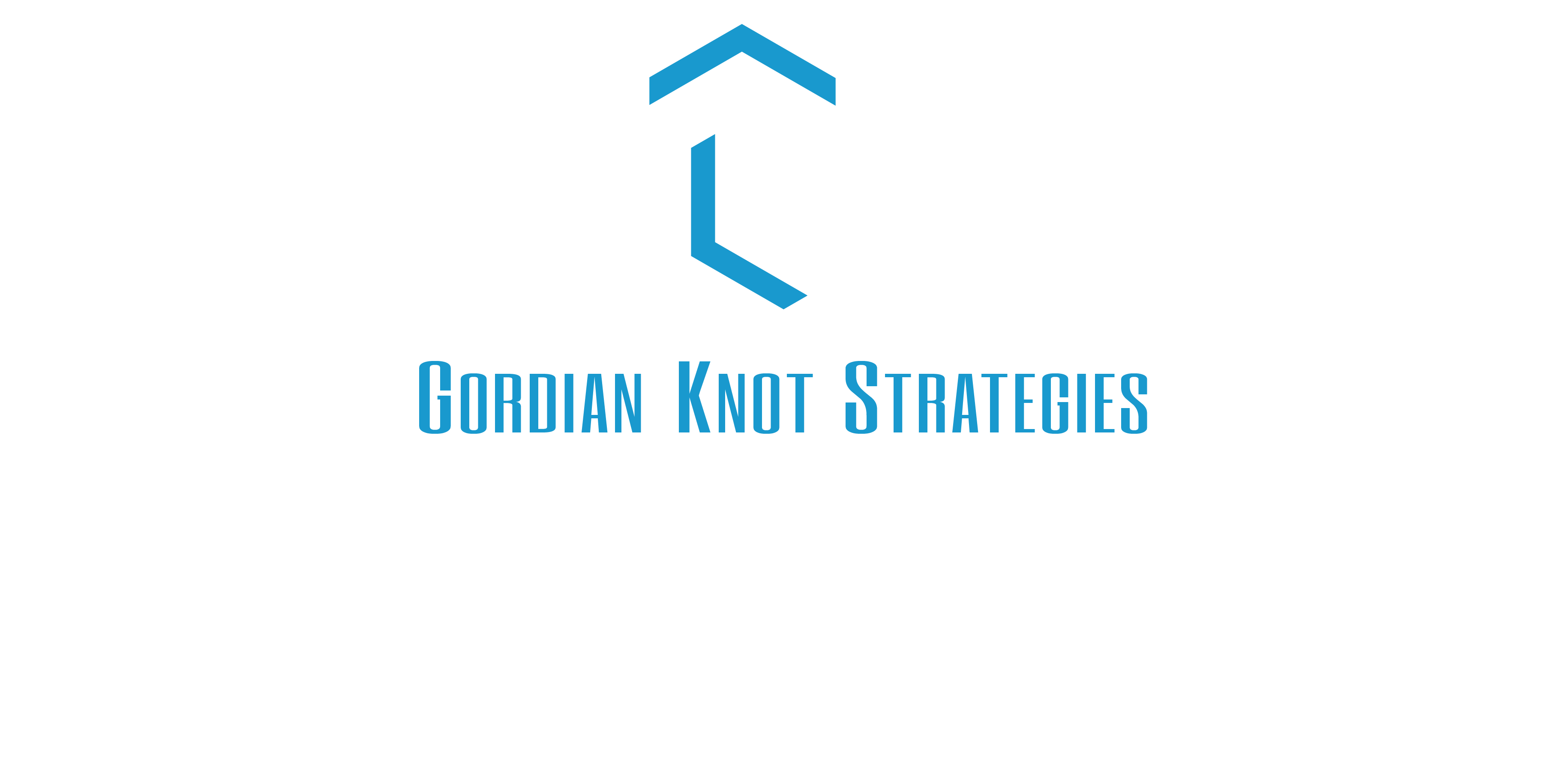 GKS Logo WHITE website header logo – Gordian Knot Strategies